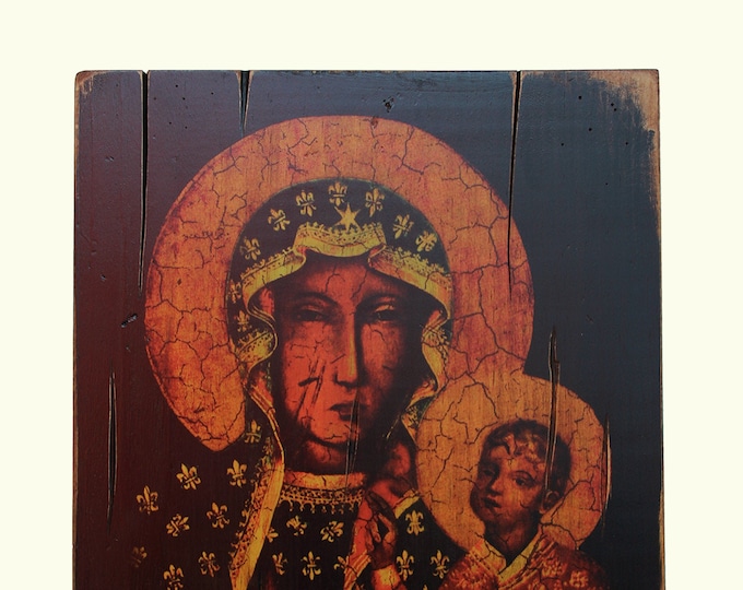 Our Lady of Czestochowa Image. Black Madonna. Matka Boska Czestochowska ...