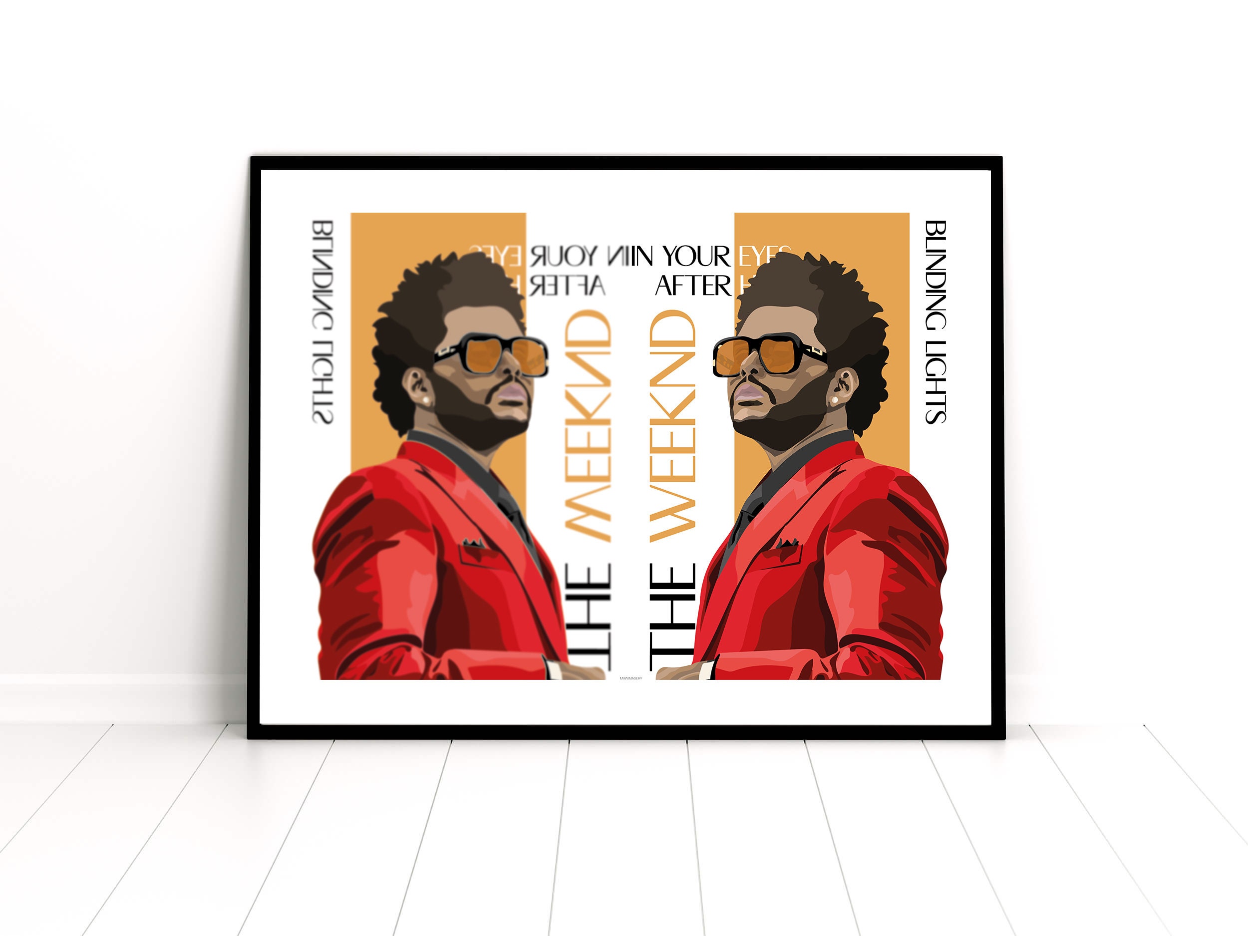 The Weeknd Ilustración Ilustración Ilustración Imprimir - Etsy España