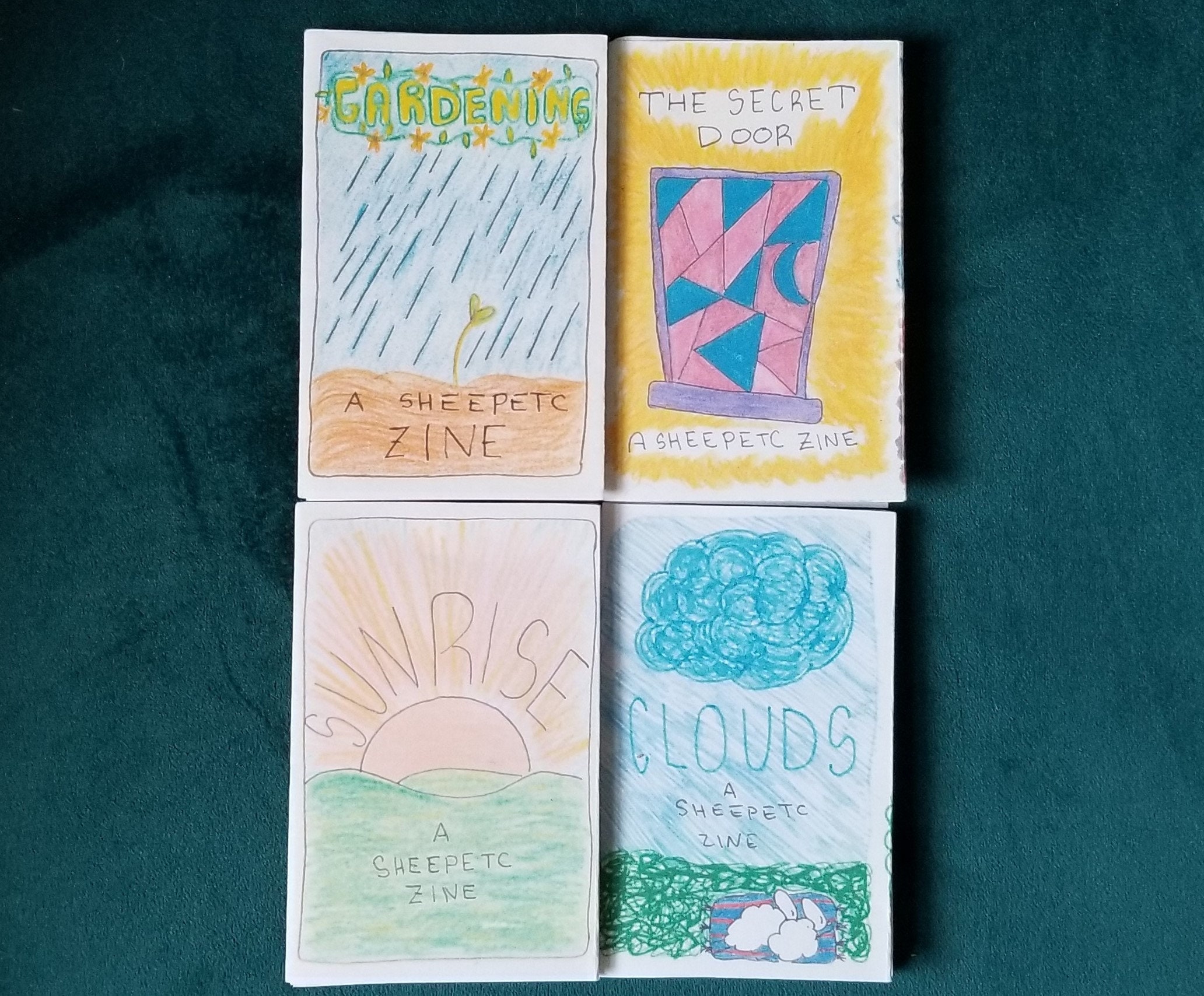 Sheep Zine Pack Colorful Handmade Cartoon Comics Book Zines - Etsy