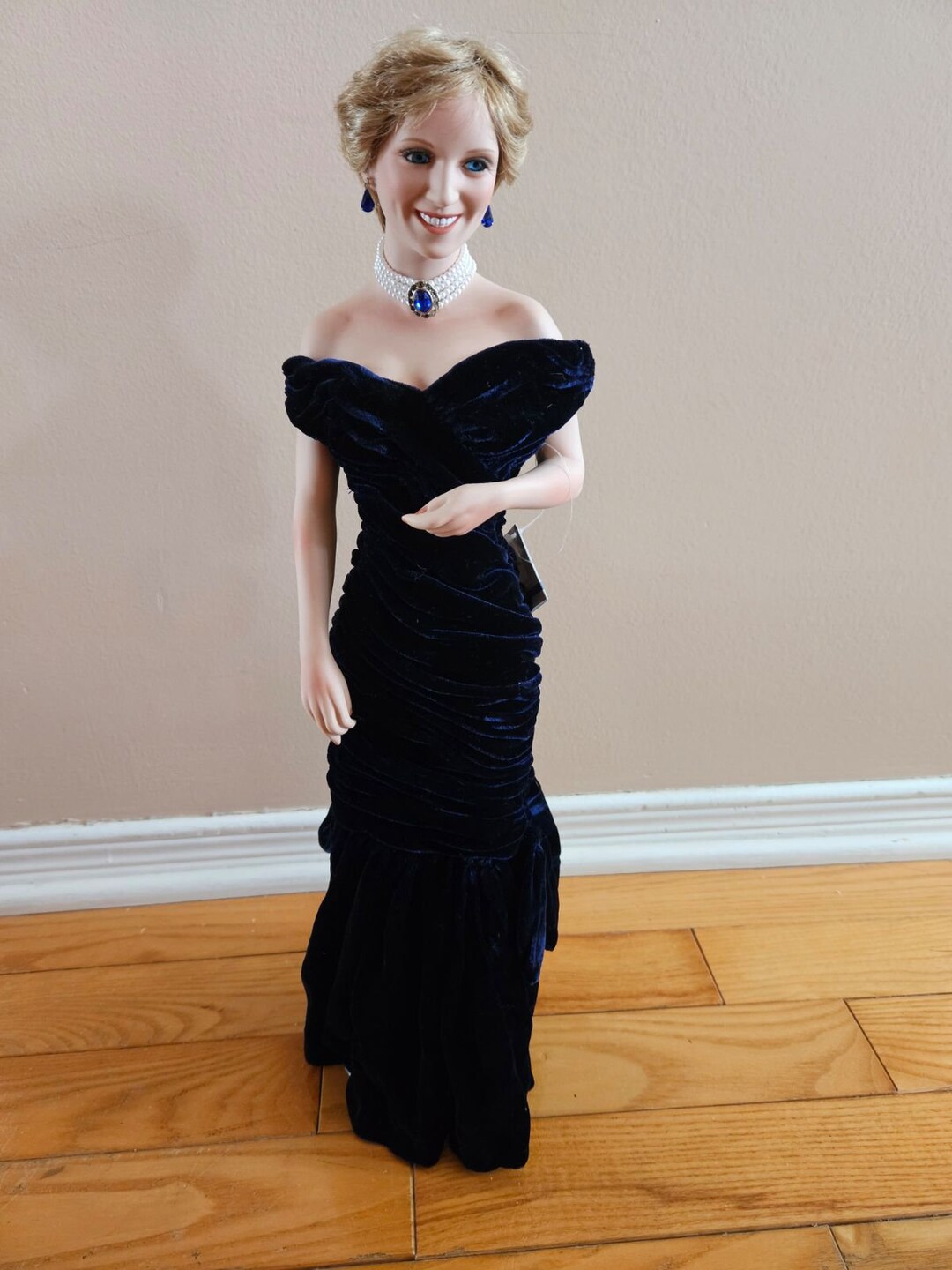 1998 Ashton Drake Royal Crown Princess Diana Porcelain Portrait Doll 19 ...