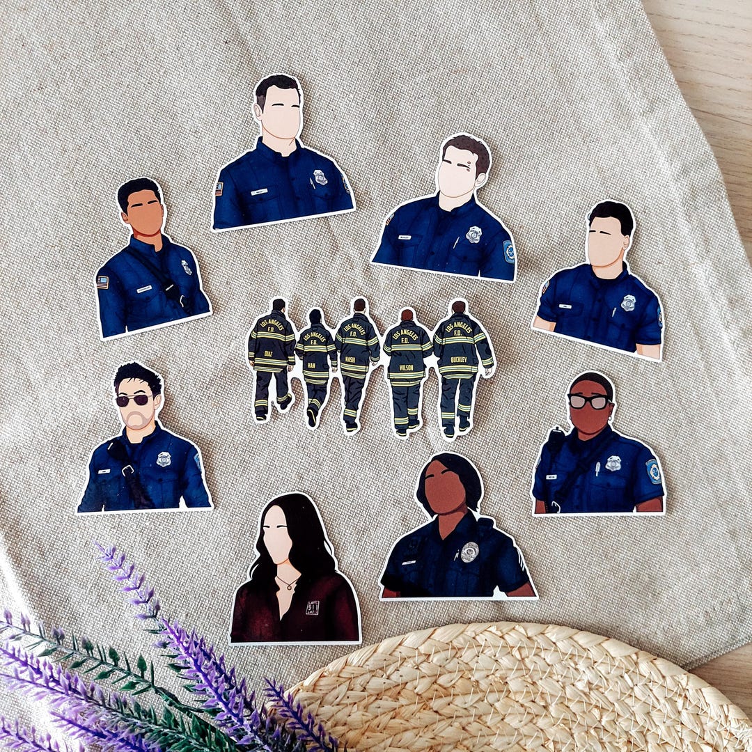 9-1-1 Stickers | TV Show Stickers, Buddie Sticker, TV Fan Gift - Etsy