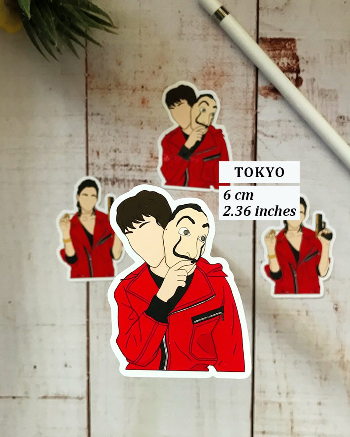 La Casa De Papel money Heist STICKERS | Etsy