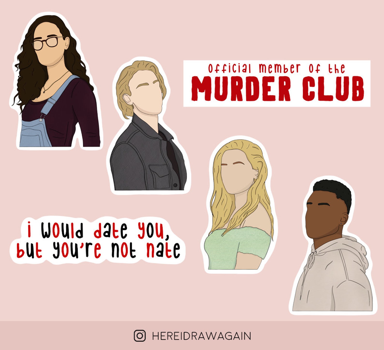 One of Us is Lying STICKER PACK - Etsy