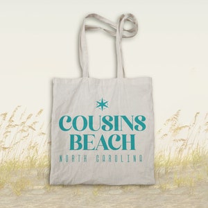 Cousins Beach the Summer I Turned Pretty Tote Bag Shopper, Cotton ...