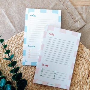 Checkered Notepad | 30 Sheets Memo Pad, To-do List Planner, Desk ...