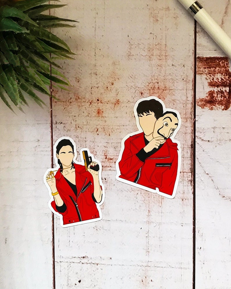 La Casa De Papel money Heist STICKERS - Etsy