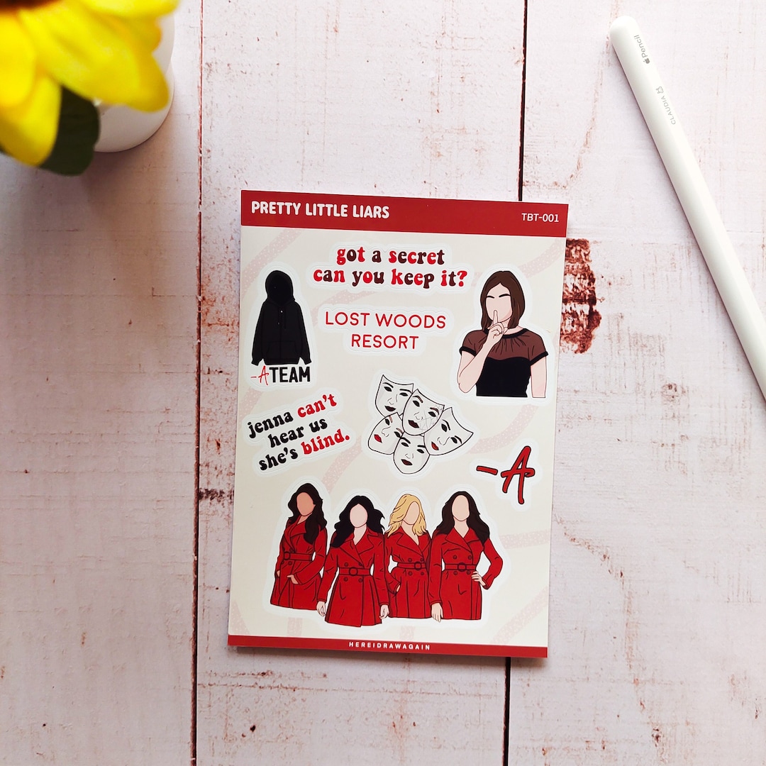 Pretty Little Liars STICKER SHEET - Etsy