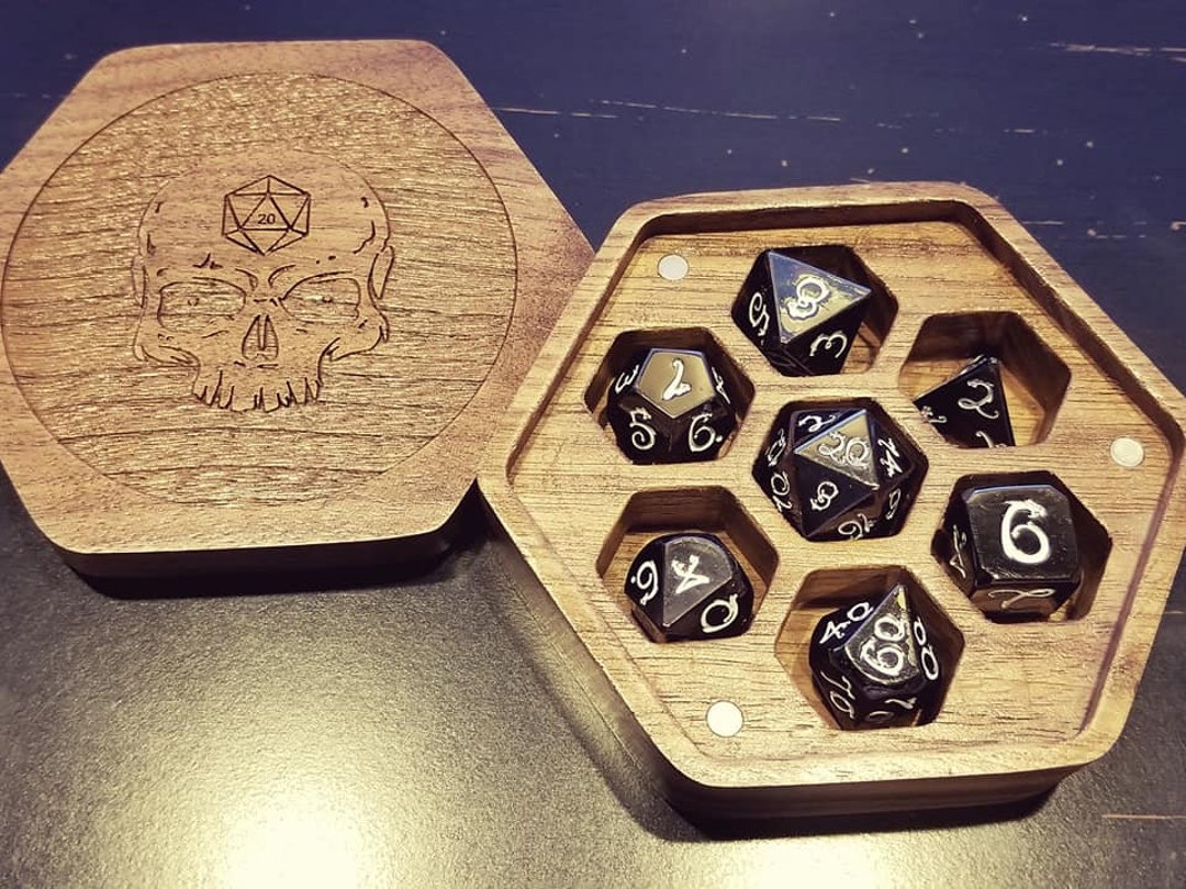 Demilich Wooden Hex Dnd Dice Tray Dungeons and Dragons Dnd - Etsy