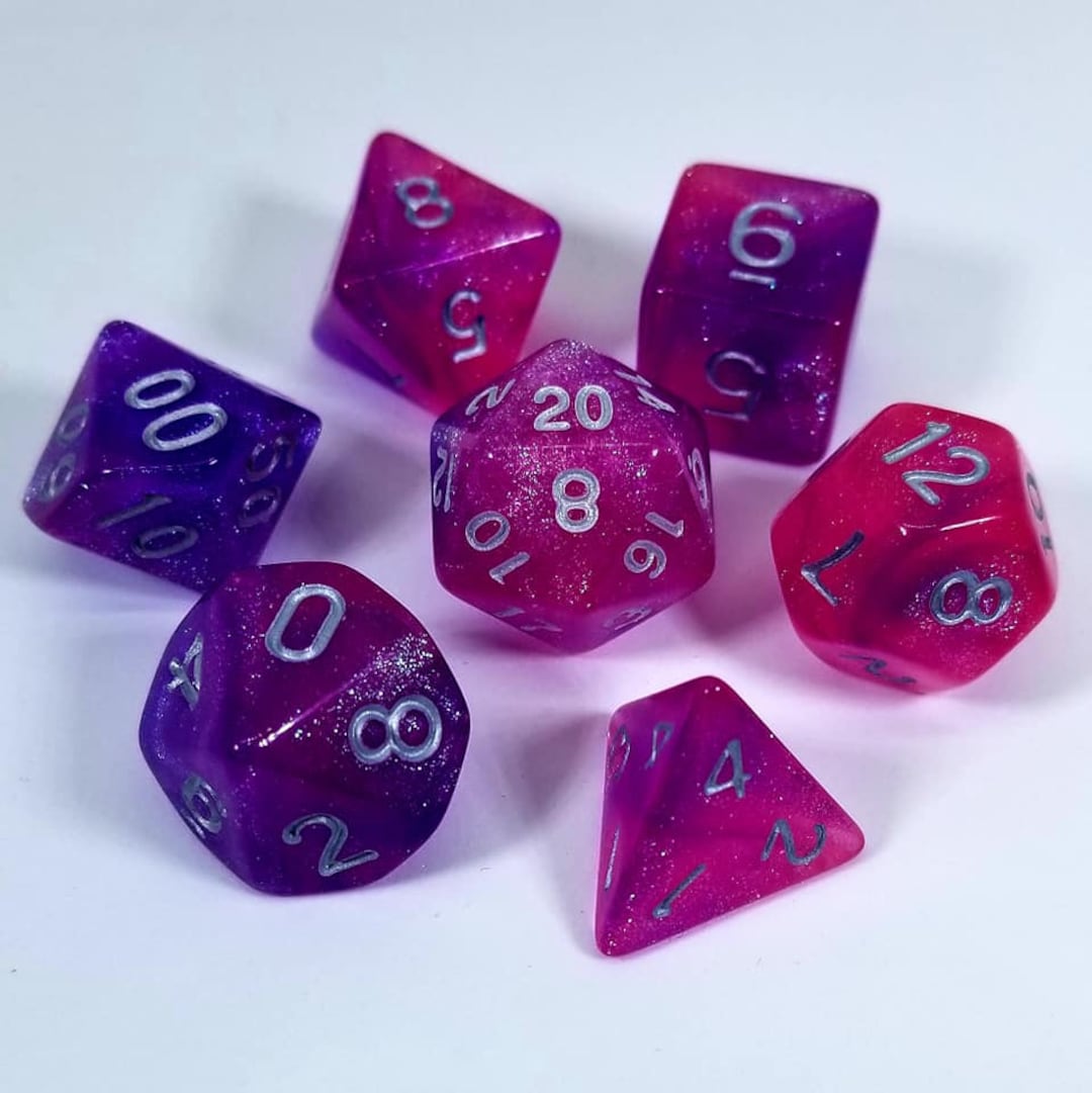 Strange Things Dnd Dice Set Dungeons and Dragons 7 Dice RPG Polyhedral ...