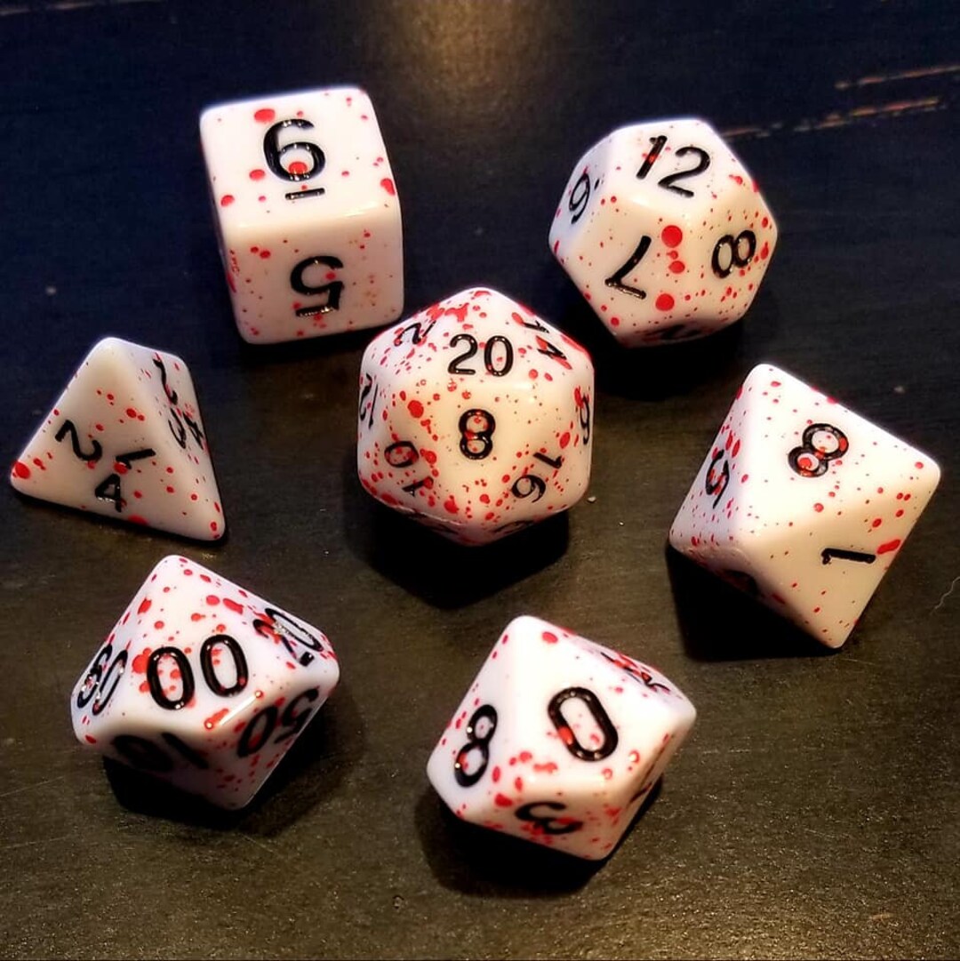 Critical Hit DnD Dice Set Dungeons and Dragons 7 Dice RPG - Etsy.de