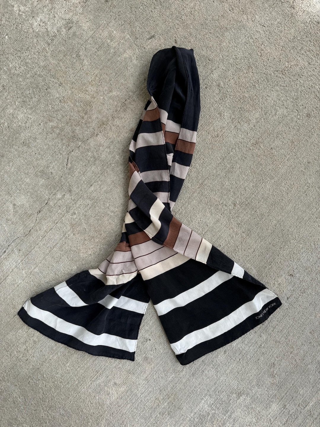 Vintage 1970s Scarf Crazy Beautiful Colors Long Glam Rock Scarf Rock ...