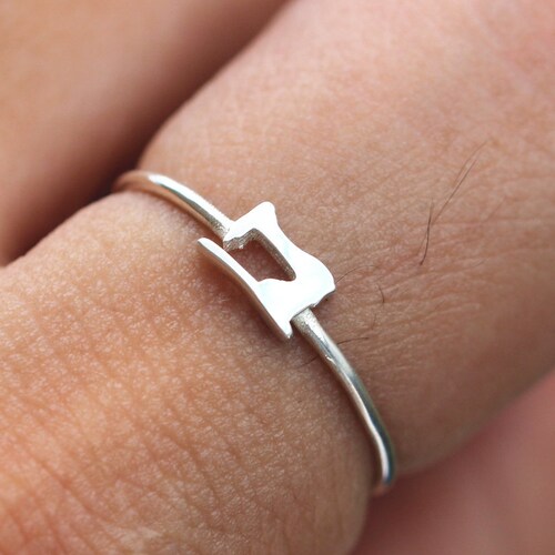 Solid 925 Silver Sewing Machine Ring - Etsy