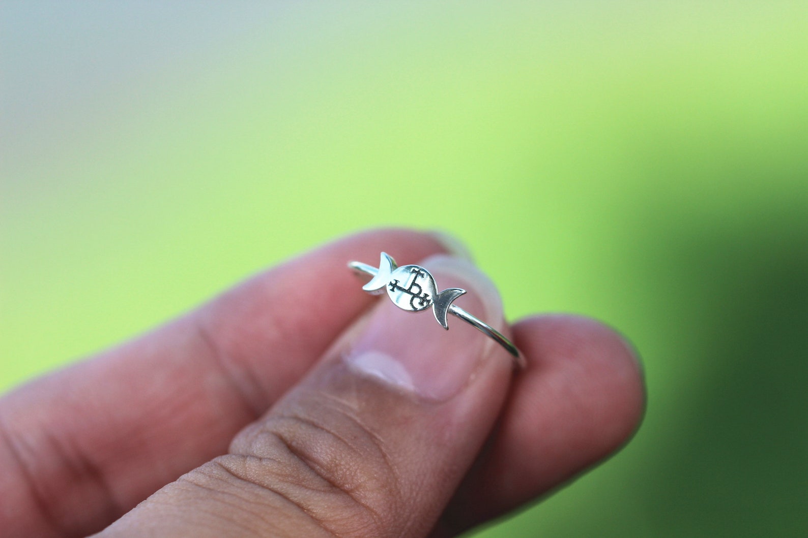 925 Silver Sigil of Lilith Ringseal Sigil of Lilith - Etsy