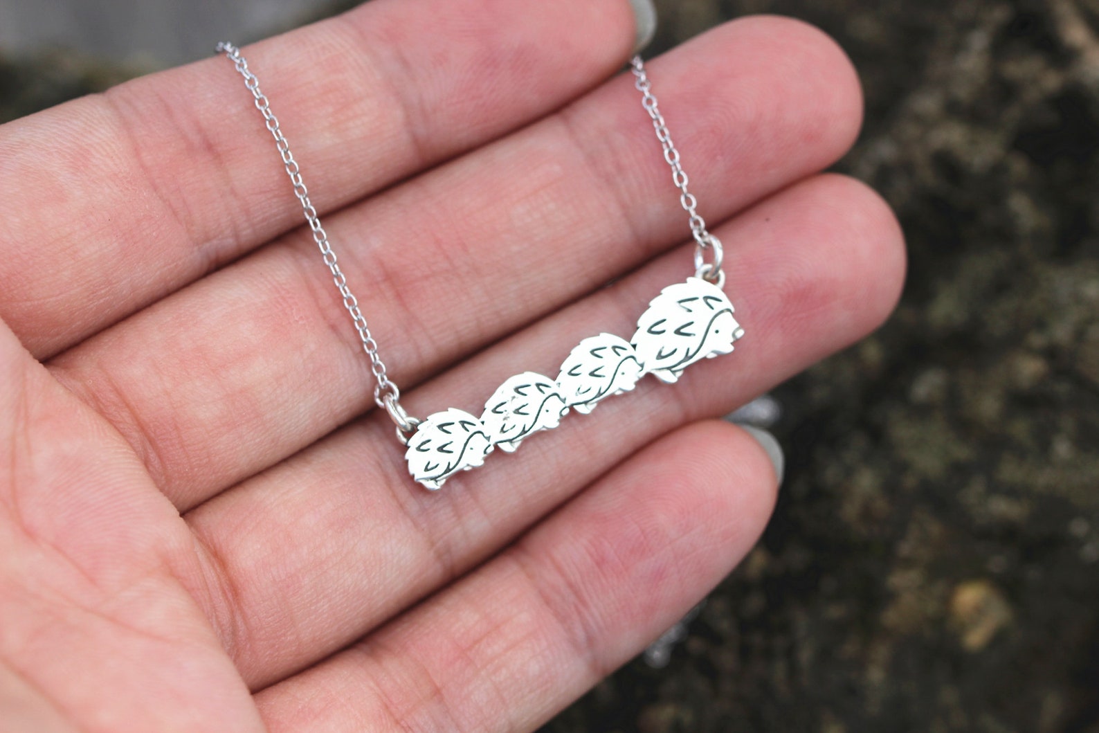 Personalized Family Necklacecustom Family Necklacesilver - Etsy