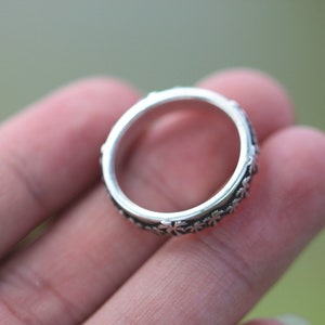 Solid 925 Sterling Silver Coconut Tree Ring,seaside Forest Ring,family ...