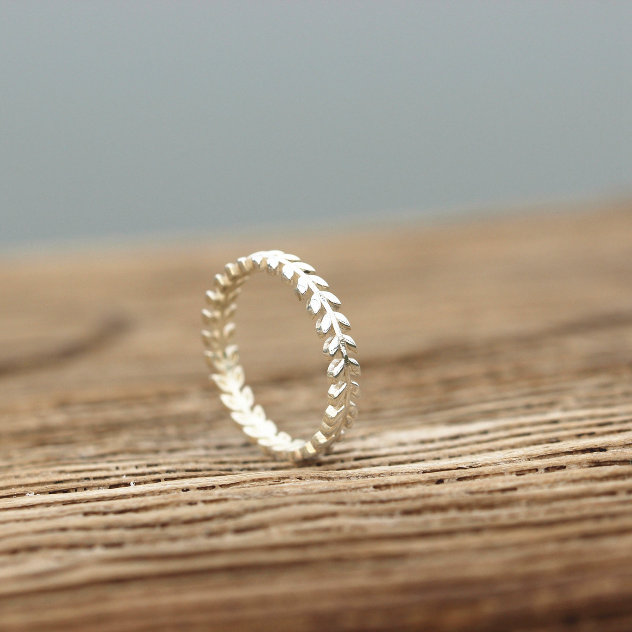 925 Sterling Silver Olive Branch Ringsilver Tree Branch | Etsy