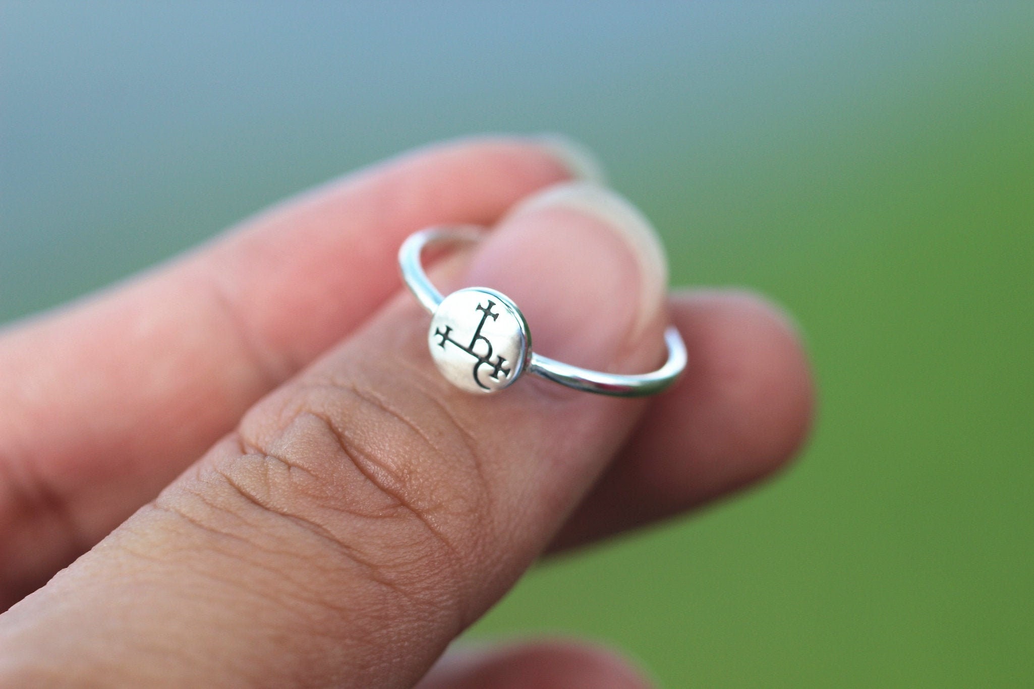 925 Silver Sigil of Lilith Ringseal Sigil of Lilith - Etsy