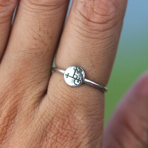 925 Silver Sigil of Lilith Ring,seal Sigil of Lilith Jewelry,mythology ...