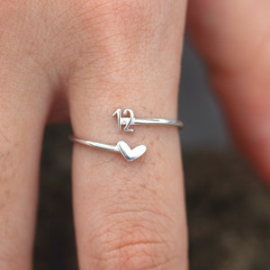 Custom Number Numeric Ring,arabic Number Ring,personalized Number ...