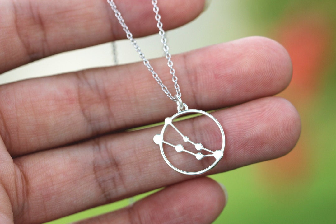 925 Silver Andromeda Constellation Necklace,astrological Necklace ...