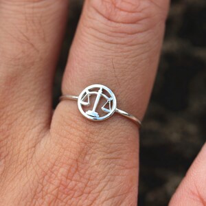 Sterling Silver Libra Ring,zodiac Ring,zodiac Jewelry,silver Ring ...