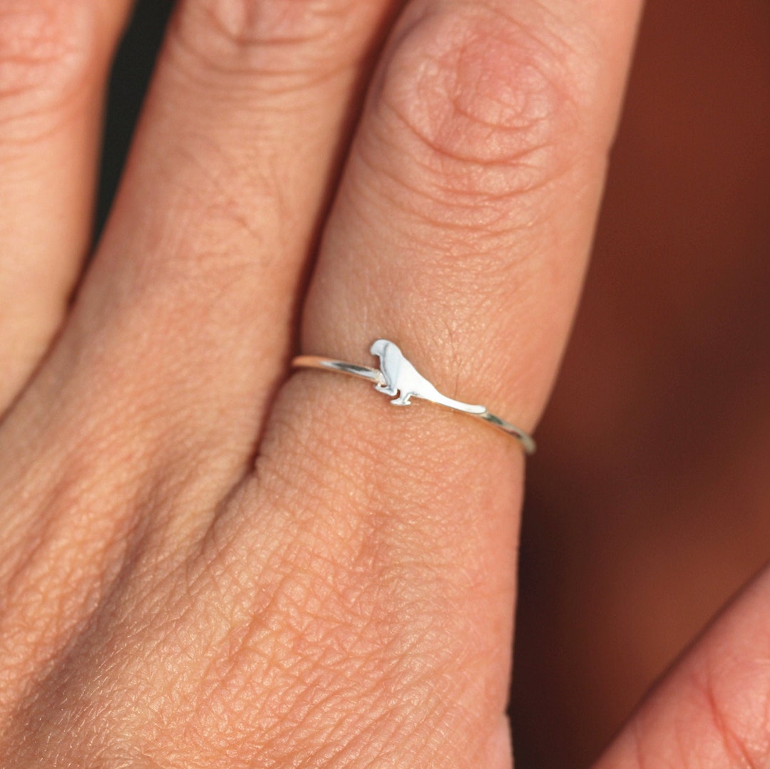 925 Silver Bird Ring,parrot Ring Silver,family Pet Jewelry,animal Lover ...