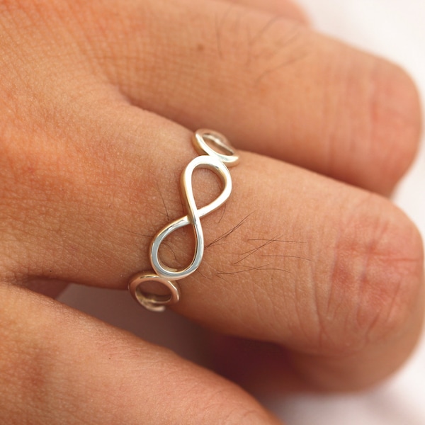 Best Friend Infinity Ring - Etsy