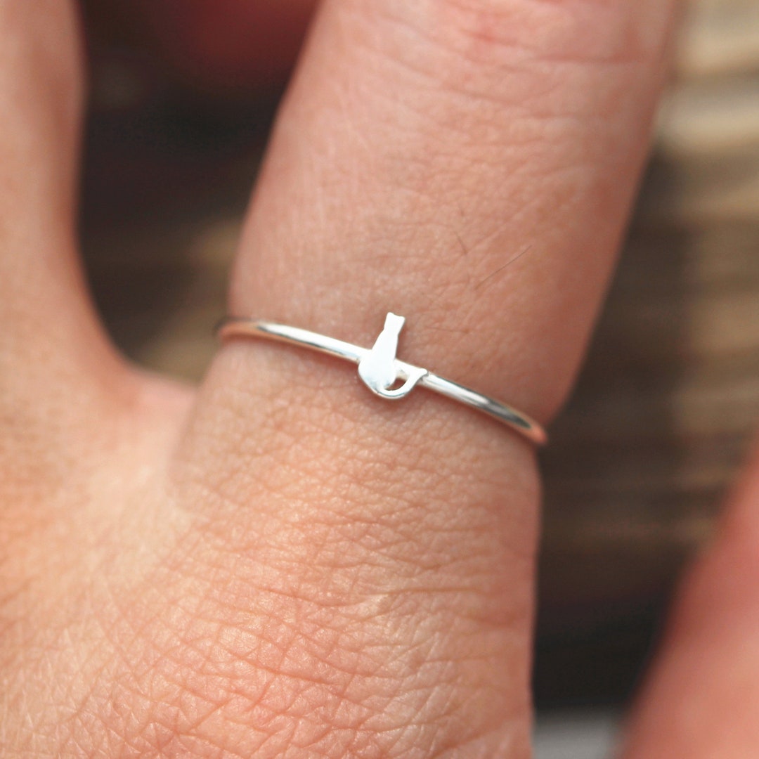 925 Silver Cat Ring,family Pet Jewelry,silver Pet Ring,cat Jewelry ...