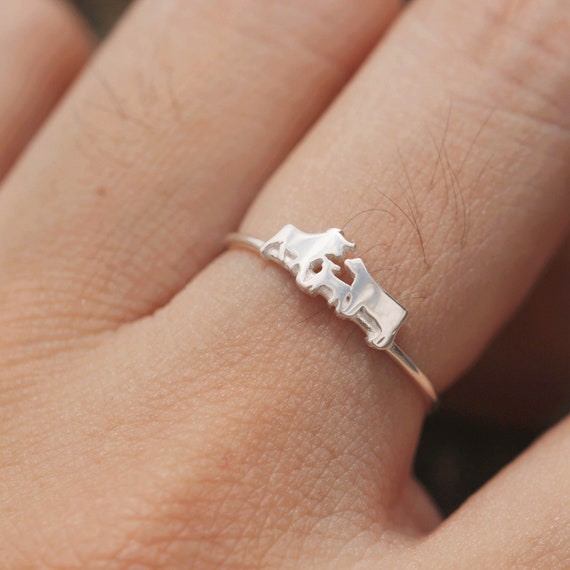 925 Silver Cow Family Ringbull Cow Ringsilver Custom Bull - Etsy Canada