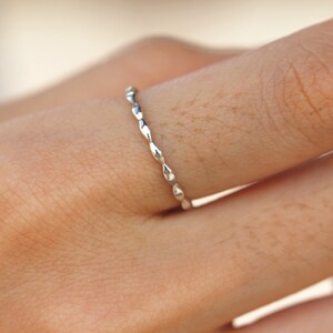 Simple Geometric Ring,silver Infinity Ring,simple Thin MIDI Ring ...