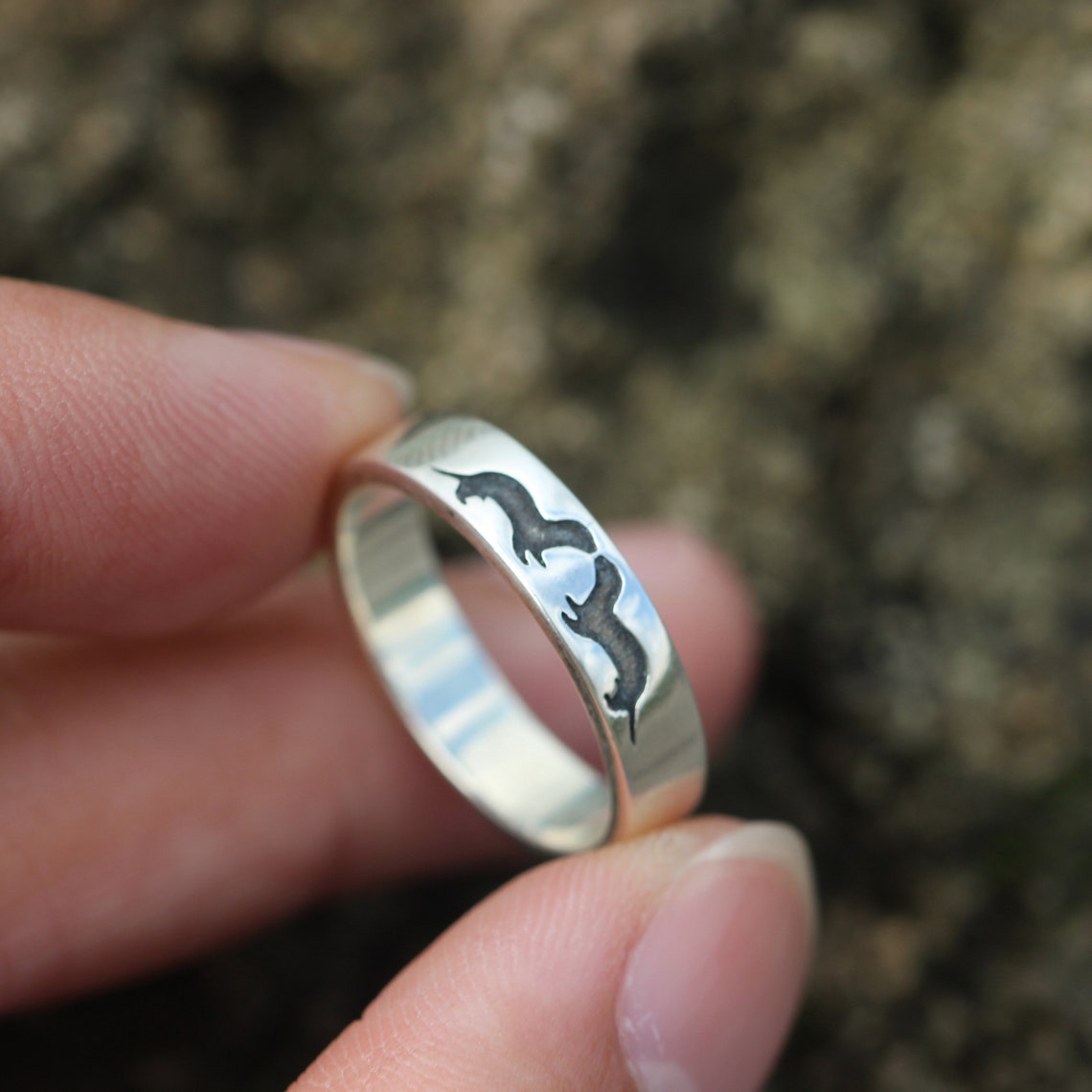 Lover Sea Otter Ring Sterling Silver Otter Ring Gift for - Etsy