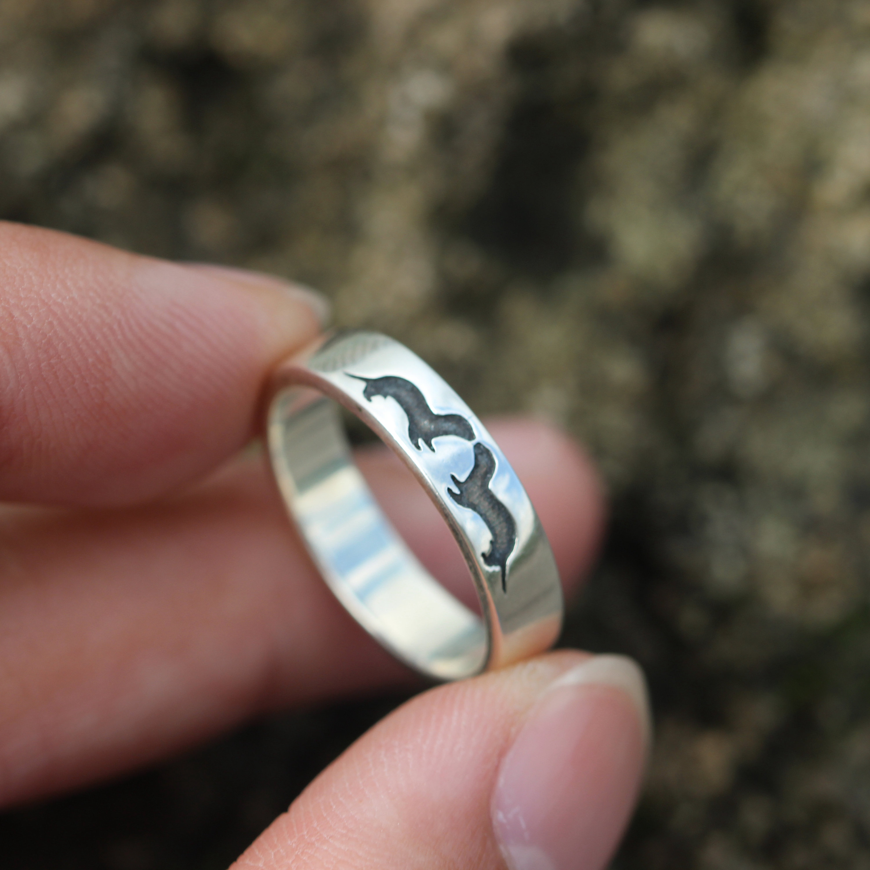 Lover Sea Otter Ring Sterling Silver Otter Ring Gift for - Etsy