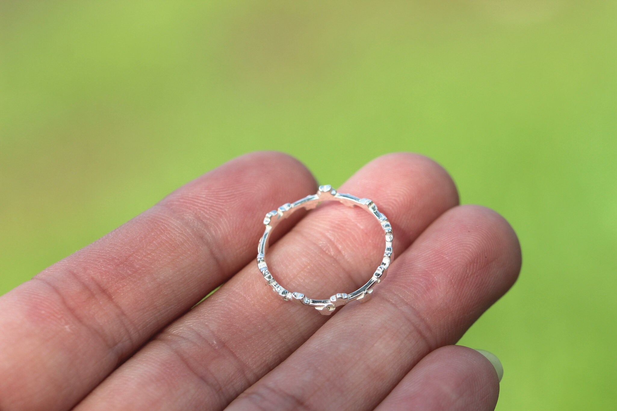 Sterling Silver Star Ringstarry Night Ringminimalist - Etsy