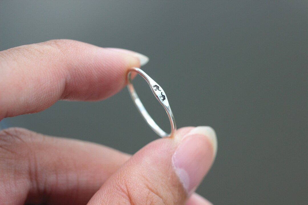 925 Sterling Silver Kiss Camels Ring,family Camels Ring,animal Ring in ...