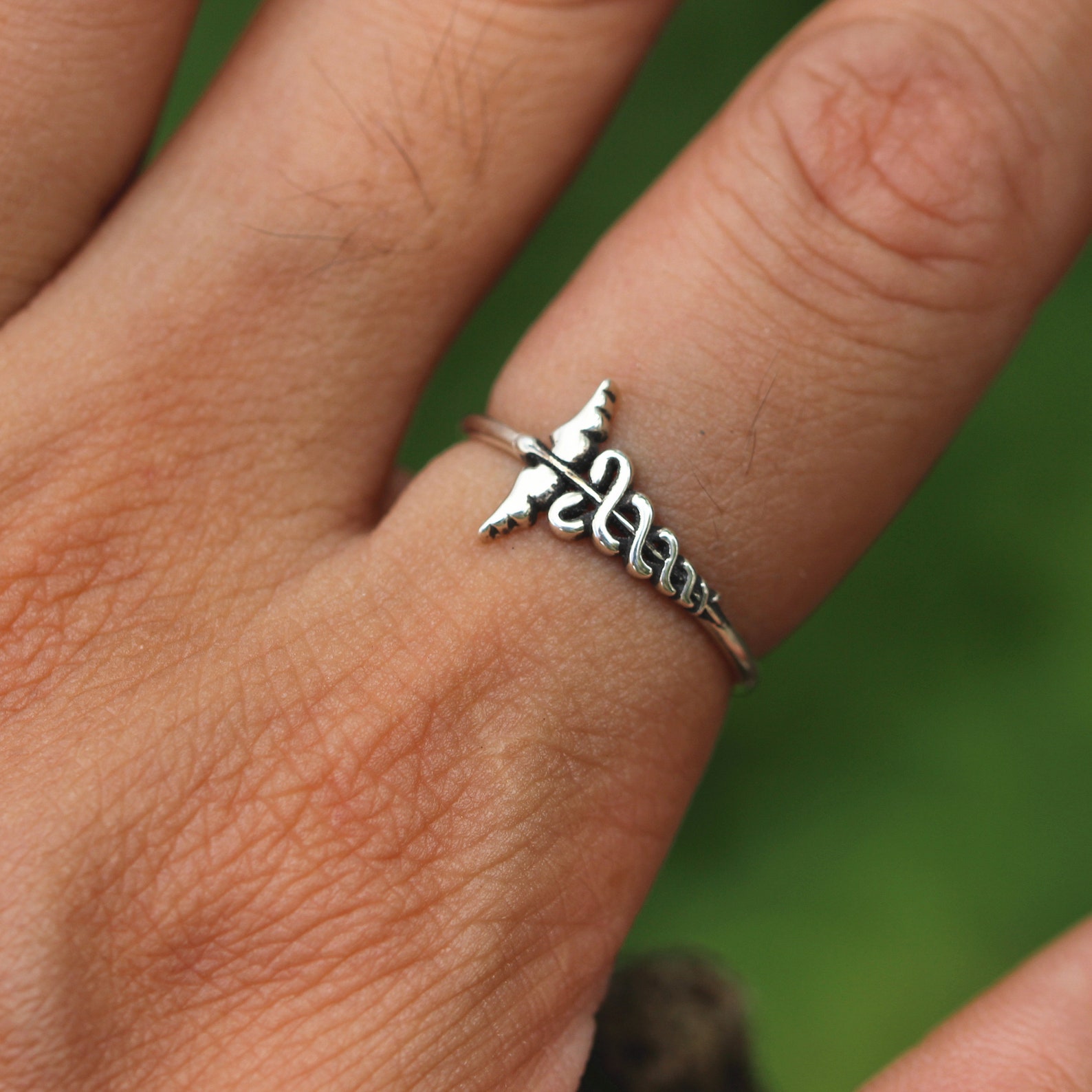 925 Silver Physician Ringdainty Doctor Jewelryphysician - Etsy