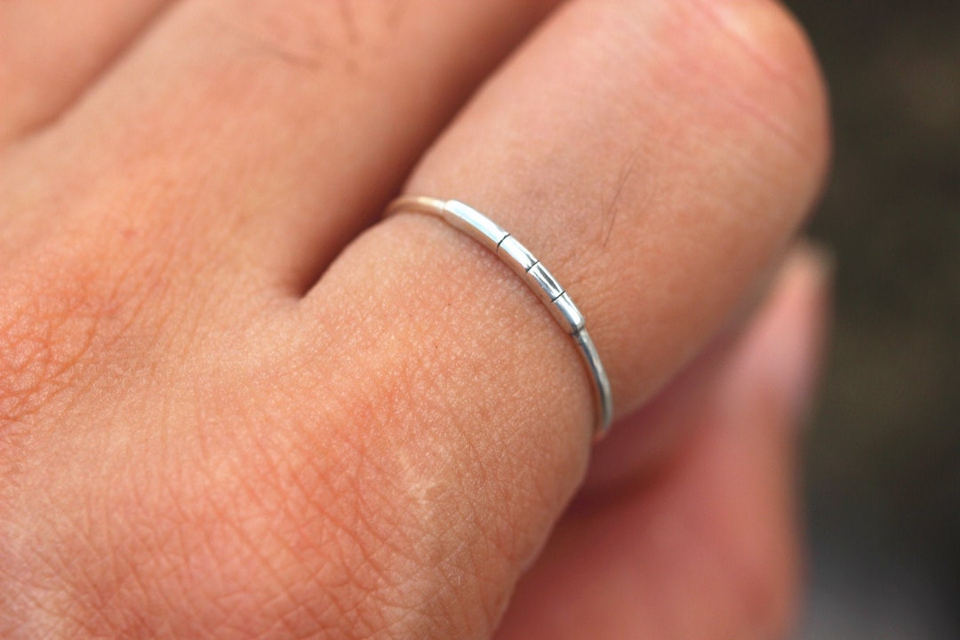 Custom Morse Code Ring,personalized Secret Message Ring,sterling Silver ...