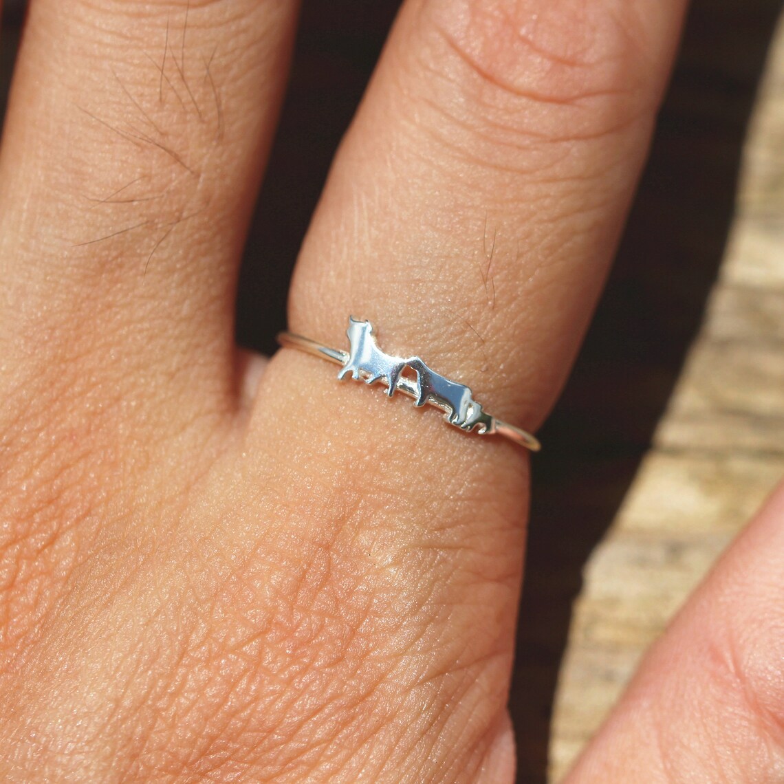 925 Silver Cow Family Ringbull Cow Ringsilver Custom Bull - Etsy