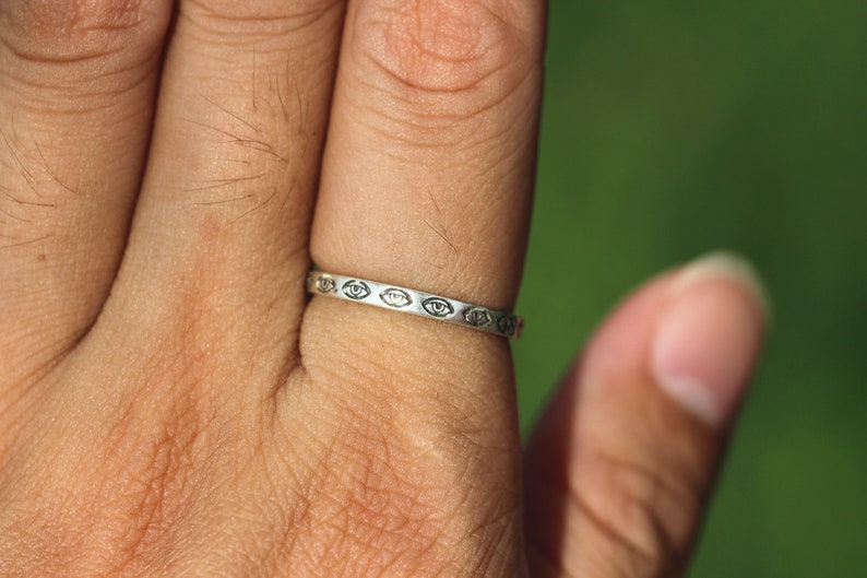 925 Silver All Seeing Eye Ringeye of God Ringreligion - Etsy