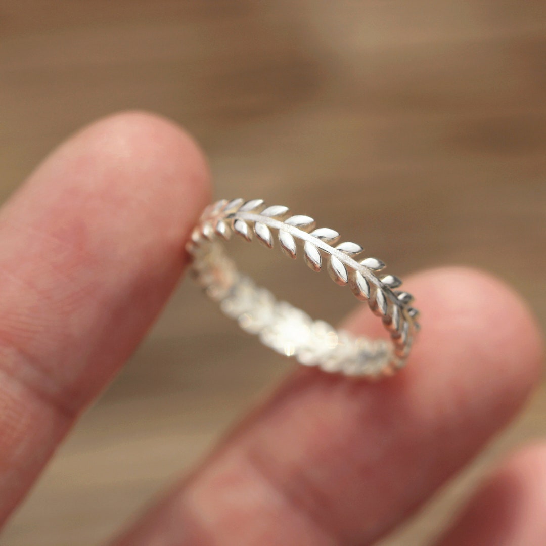 925 Sterling Silver Olive Branch Ring,silver Tree Branch Ring,delicate ...