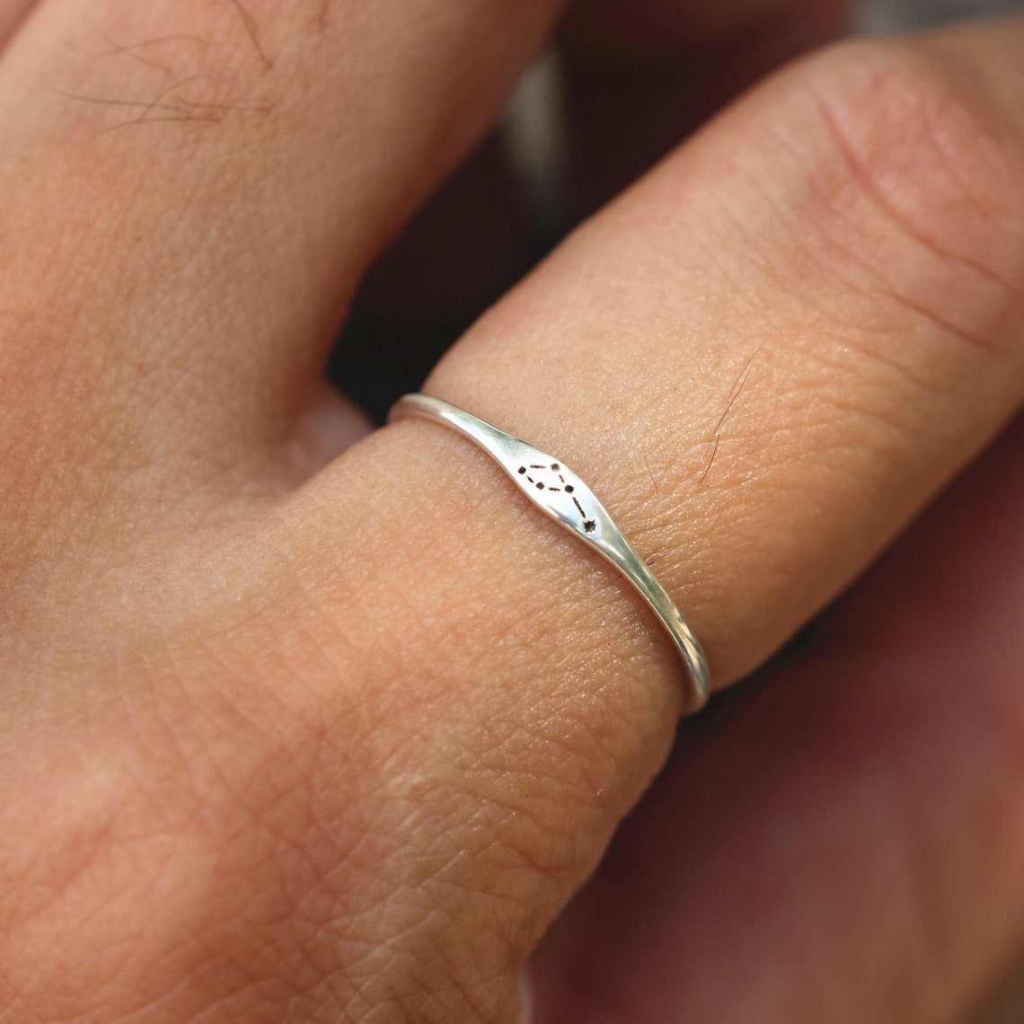 925 Silver Delphinus Ring,delphinus Galaxy Ring,dainty Zodiac Jewelry ...