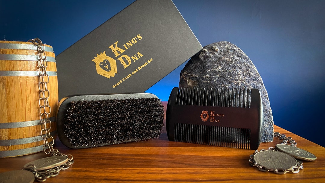 Kings DNA Beard Brush and Comb Set - Etsy
