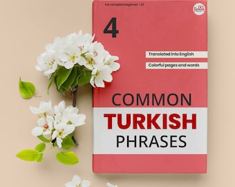 Turkish Vocabulary and Phrases A1 PDF - Etsy