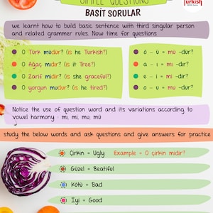 Learn Turkish A1 (4 Book Series - PDF) - Etsy