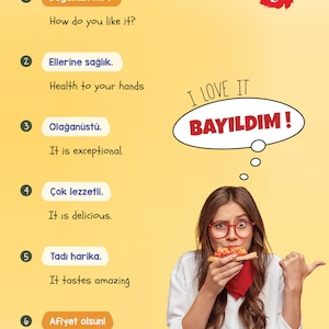 Common Turkish Phrases - Etsy
