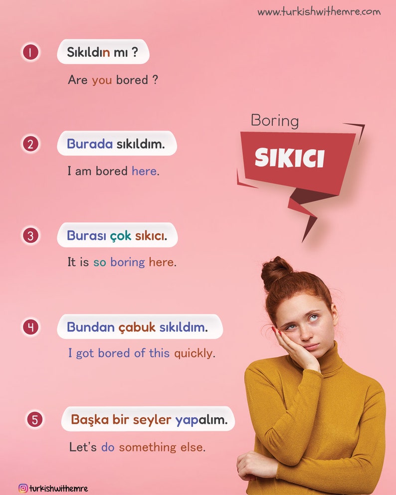 Common Turkish Phrases - Etsy