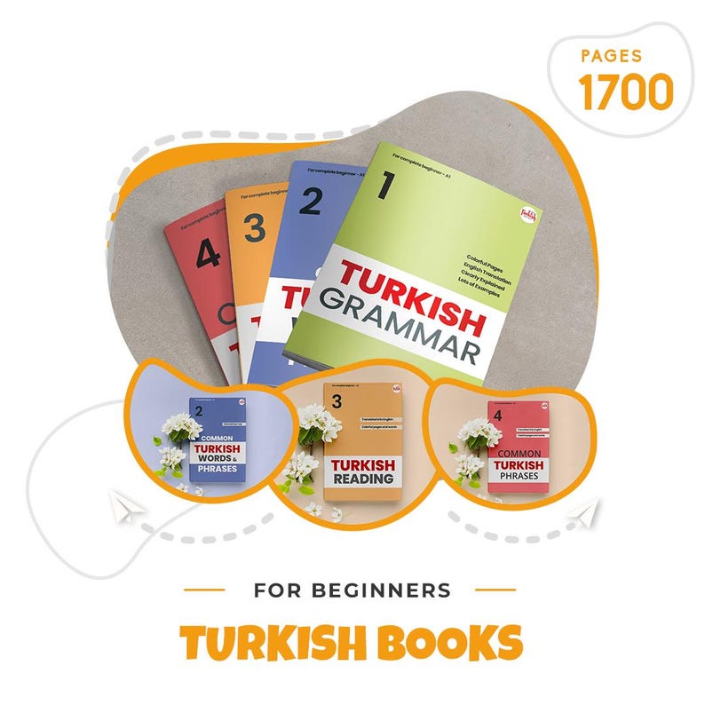 Learn Turkish A1 (4 Book Series - PDF) - Etsy