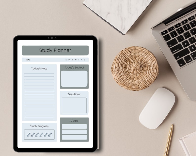 Printable Study Planner Printable Study Tracker Study Plan Effective ...