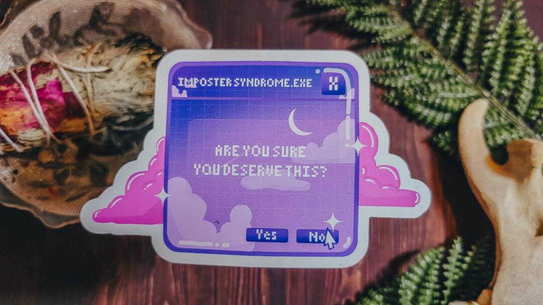 MAGNET: Imposter Syndrome Pop up Magnet | Dark Humor Magnet ...