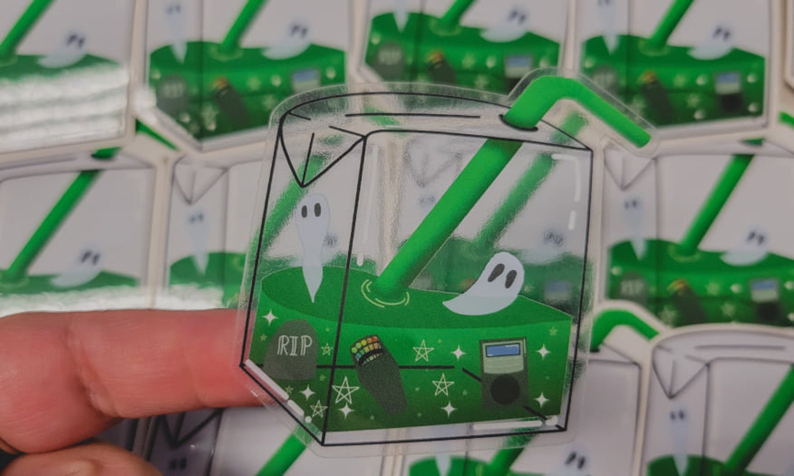Ectoplasm Ghost Sticker | Ghost Juice Sticker | Ghost Hunting Sticker ...