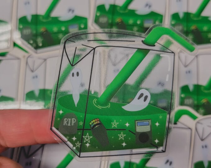 Ectoplasm Ghost Sticker | Ghost Juice Sticker | Ghost Hunting Sticker ...
